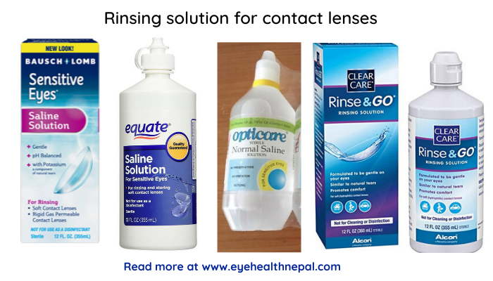 Contact Lens Care and Maintenance, Contact Lens Solution - Eye Health Nepal