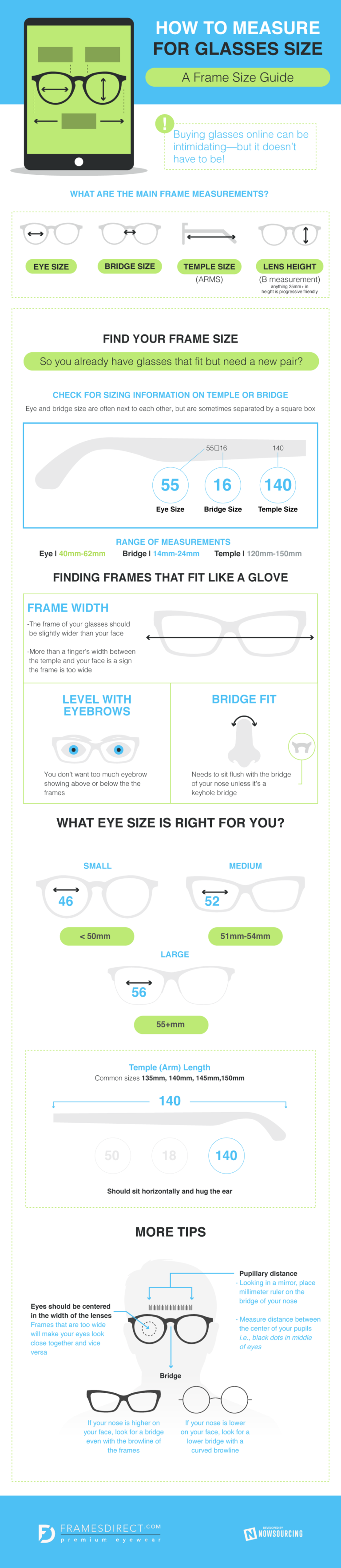Details about Spectacles Frame, What do the numbers on the inside of ...