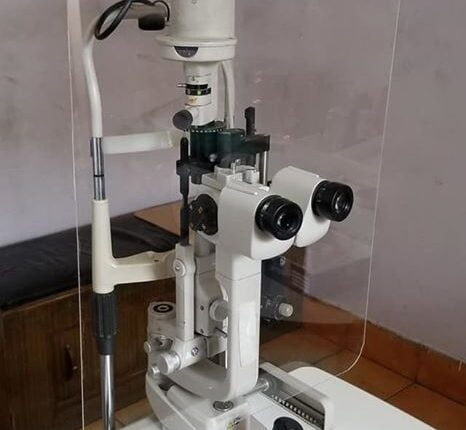 Slit Lamp Breath Shield - Eye Health Nepal